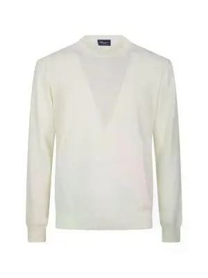 DRUMOHR Crew Neck Knitted Sweater - Neutrals