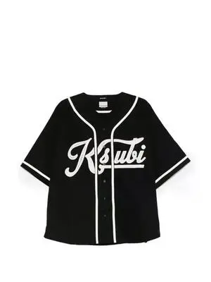 Ksubi Outfield Ss Button Logo T-shirt - Black