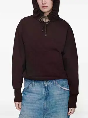 MAISON MARGIELA Cotton Hoodie - Brown