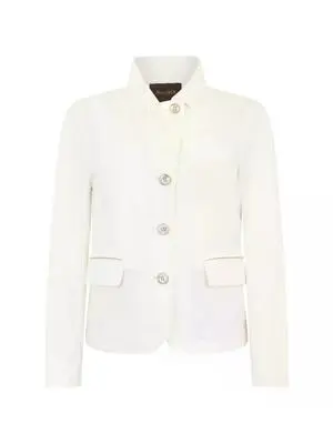 MOORER Buttoned Jacket - White