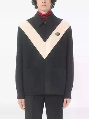 Valentino Garavani Logo-patch Overshirt