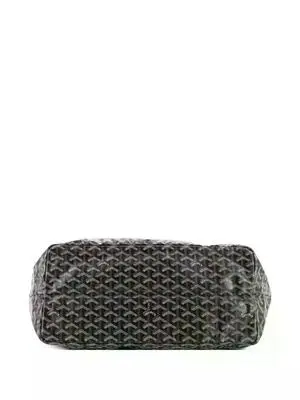 Goyard Saint Louis Coated Canvas Gm Tote Bag - Black
