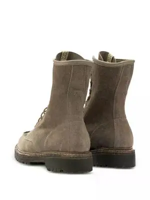 Visvim Lace-up Leather Boots - Neutrals