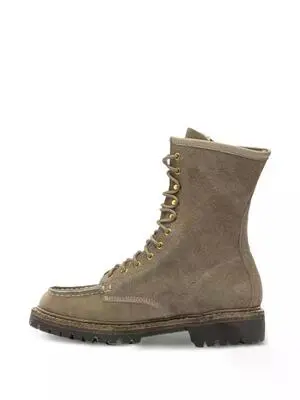 Visvim Lace-up Leather Boots - Neutrals