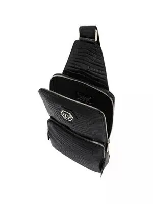 Philipp Plein Crocodile-effect Cross-body Bag