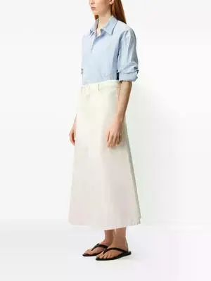 AMI Paris Cotton Long Skirt