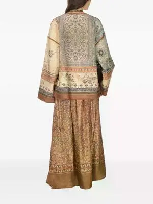 INTO THE EAST Reversible Floral Jacket