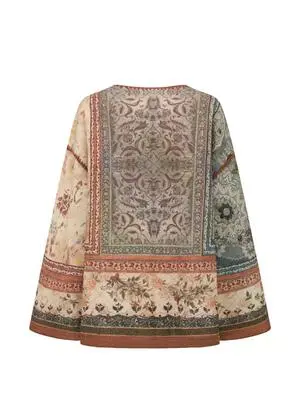 INTO THE EAST Reversible Floral Jacket