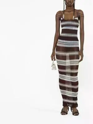 Jacquemus Sognu Striped Maxi Dress