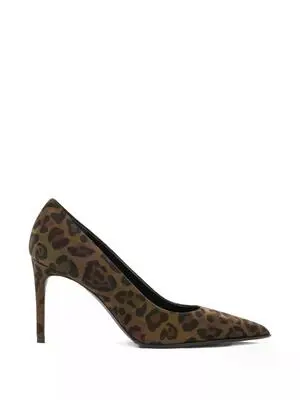 SERGIO LEVANTESI Leopard-pattern Pointed-toe Stiletto Heel Pumps