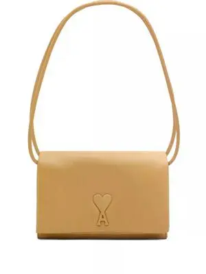 AMI Paris Voulez-vous Wallet On Strap In Cowhide Leather