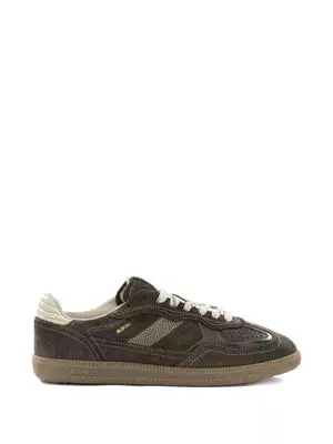 ALOHAS ALOHAS Suede Panelled Lace-Up Sneakers Brown