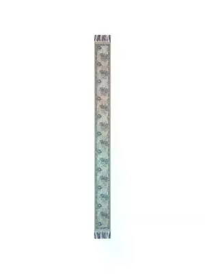 PIERRE-LOUIS MASCIA Aloeuw Floral-motif Fringed Scarf - Neutrals