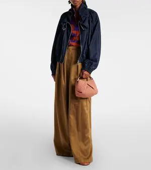 Dries Van Noten Woven Raffia-effect Top-handle Bag