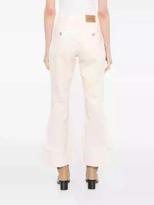 Farm Rio Cotton Bootcut Jeans With Button Fly