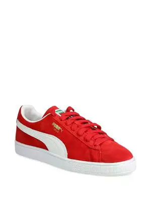 PUMA Suede Classic Low Top Lace Up Sneakers - Red