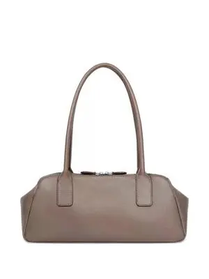 COURREGES Strip Leather Shoulder Bag - Neutrals
