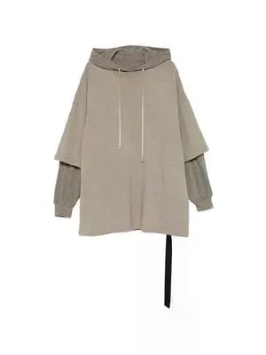 Rick Owens Drawstring Layered Hoodie