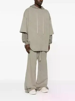 Rick Owens Drawstring Layered Hoodie