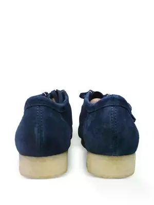Clarks Lace-up Crepe Sole Shoes - Blue