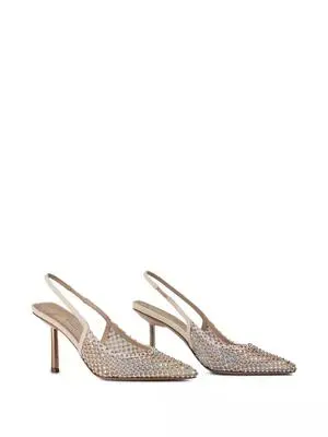 LE SILLA Gilda Embellished Slingback Pumps - Neutrals