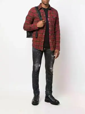 Dsquared2 Checked Cotton-blend Shirt