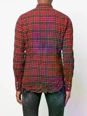 Dsquared2 Checked Cotton-blend Shirt