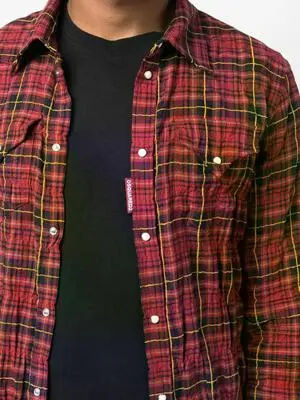 Dsquared2 Checked Cotton-blend Shirt