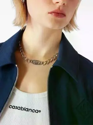Casablanca Emblem Zip Jacket - Blue