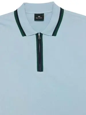 Paul Smith Half-zip Polo Shirt - Blue