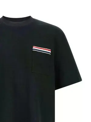 Thom Browne Rwb Chest-pocket Cotton T-shirt