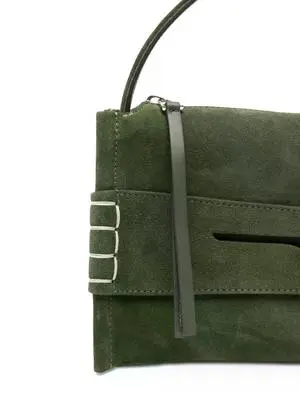 JW Anderson Loafer Top Handle Satchel - Green
