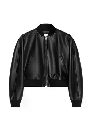 Givenchy Zip Lambskin Bomber Jacket