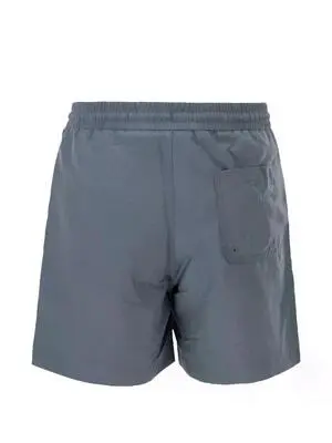 Carhartt Work In Progress Embroidered Logo Swim Shorts - Grey