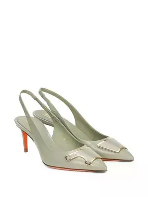 Santoni Detail Slingback Pumps