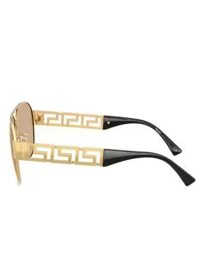 Versace Greca Pilot Sunglasses