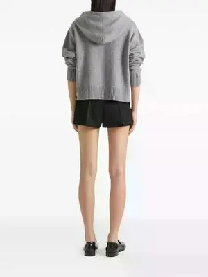Givenchy Zip-up Hooded Knitwear