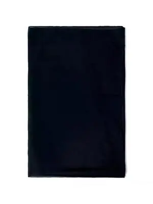 Rick Owens Frayed Printed Scarf - Black
