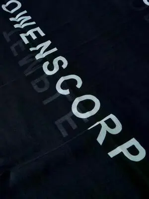 Rick Owens Frayed Printed Scarf