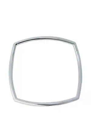 Tom Wood Tone Cube Design Necklace - Silver
