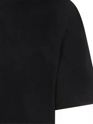 04651 / A TRIP IN A BAG Round-neck T-shirt - Black