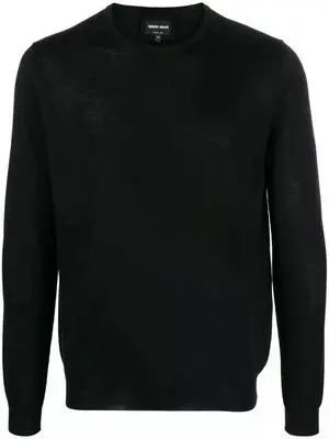 Giorgio Armani Crew Neck Sweaters For Men