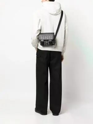 Lacoste The Blend Monogram-pattern Messenger Bag