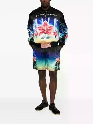 Casablanca Floral-print Bomber Jacket