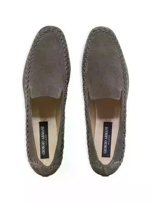 Giorgio Armani Slip-on Braided Loafers