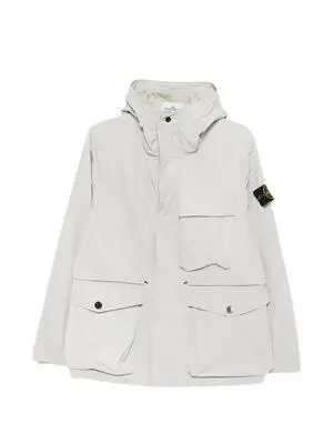 Stone Island Hooded Chest-pocket Jacket - Grey