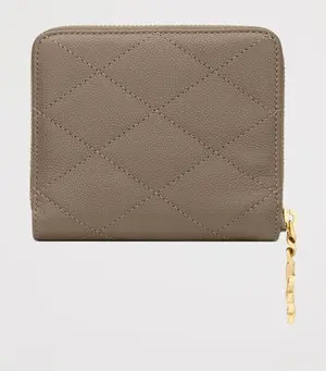 Saint Laurent Matelassé Zip-up Wallet