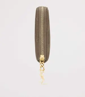 Saint Laurent Matelassé Zip-up Wallet