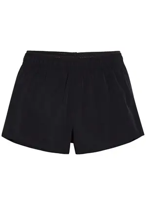 LITERARY SPORT Dori Stretch-jersey Shorts - Black