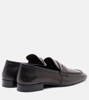 Dries Van Noten Leather Penny Loafers
